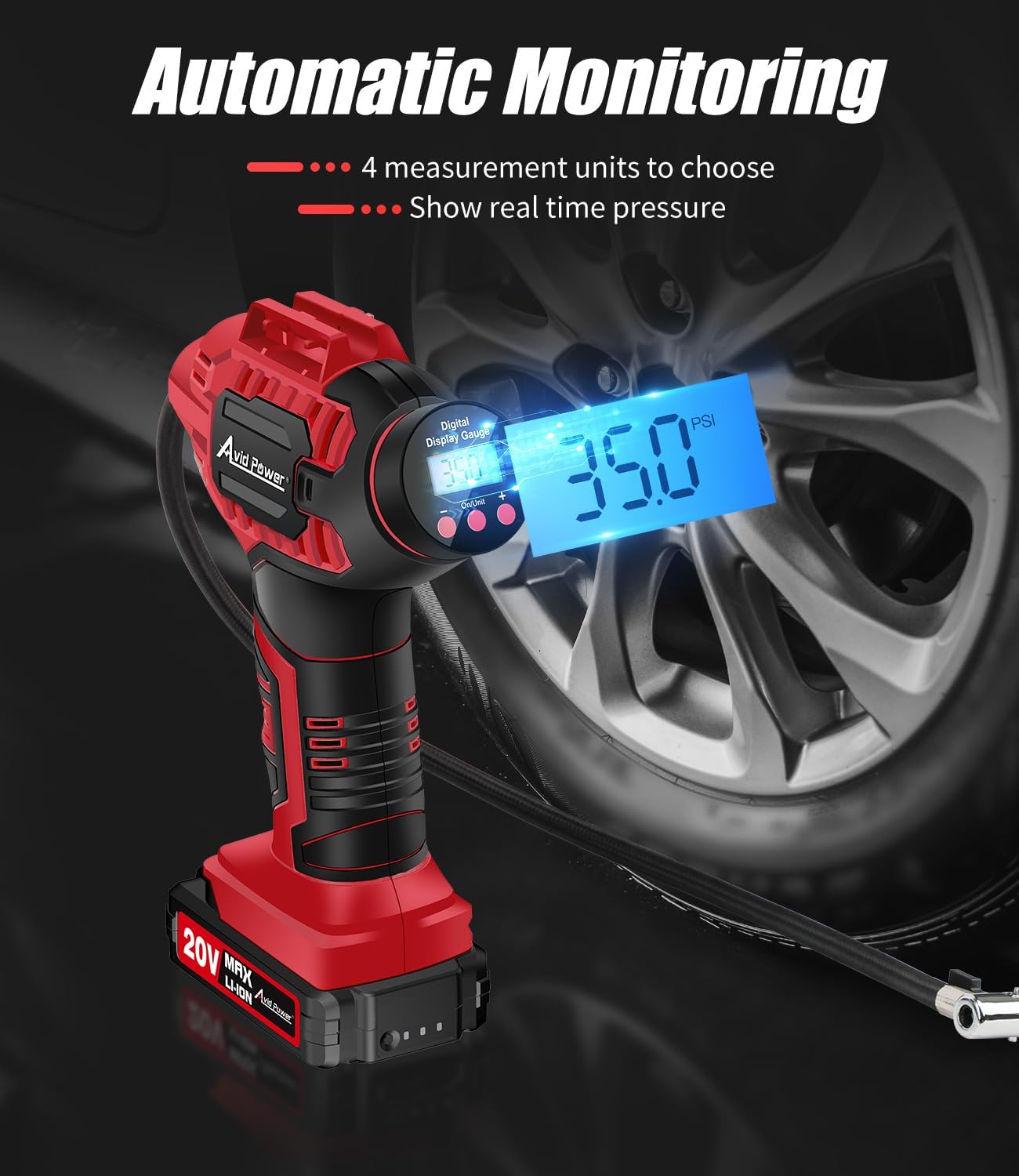 Avid Power Tire Inflator: Power Up Your Tires Anytime, Anywhere - Tire ...